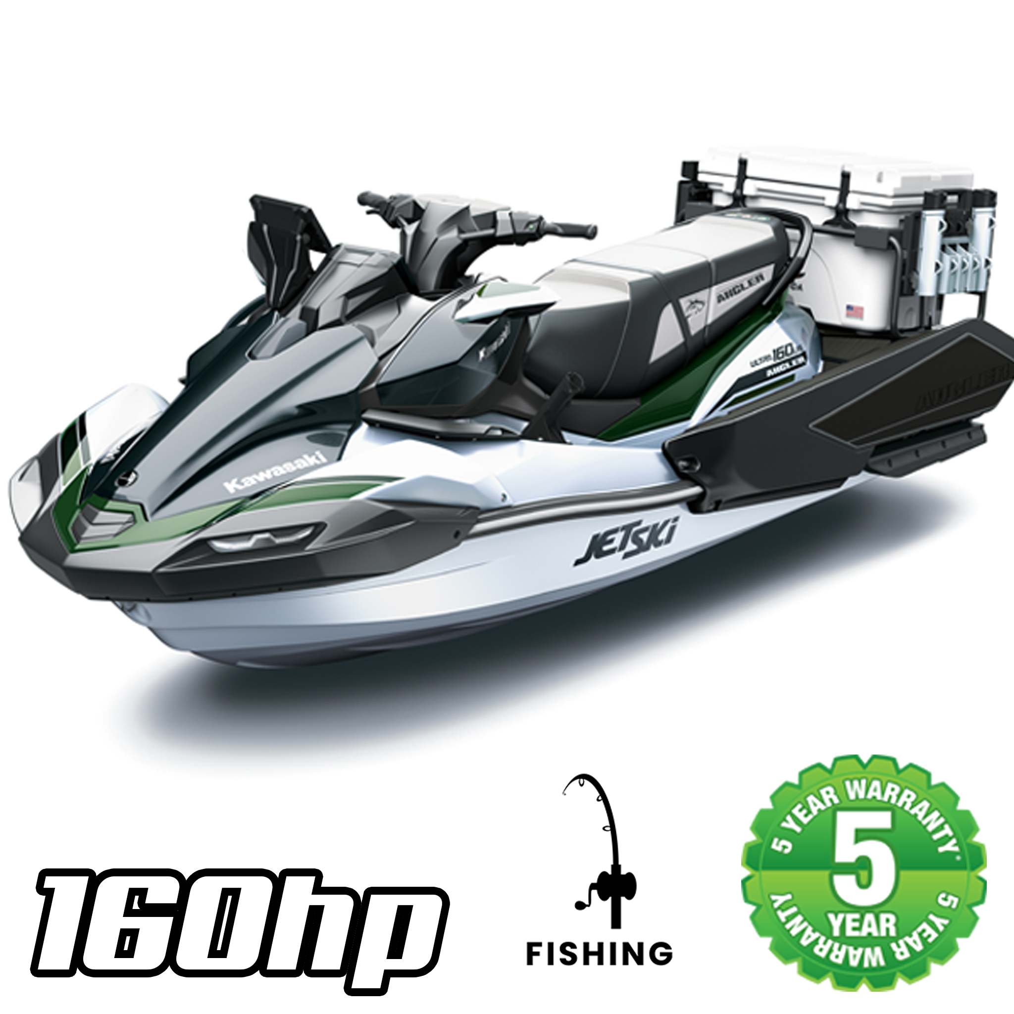 2025 Kawasaki Ultra 160LX-S Angler Jet Ski – Brisbane Kawasaki & Kspeed